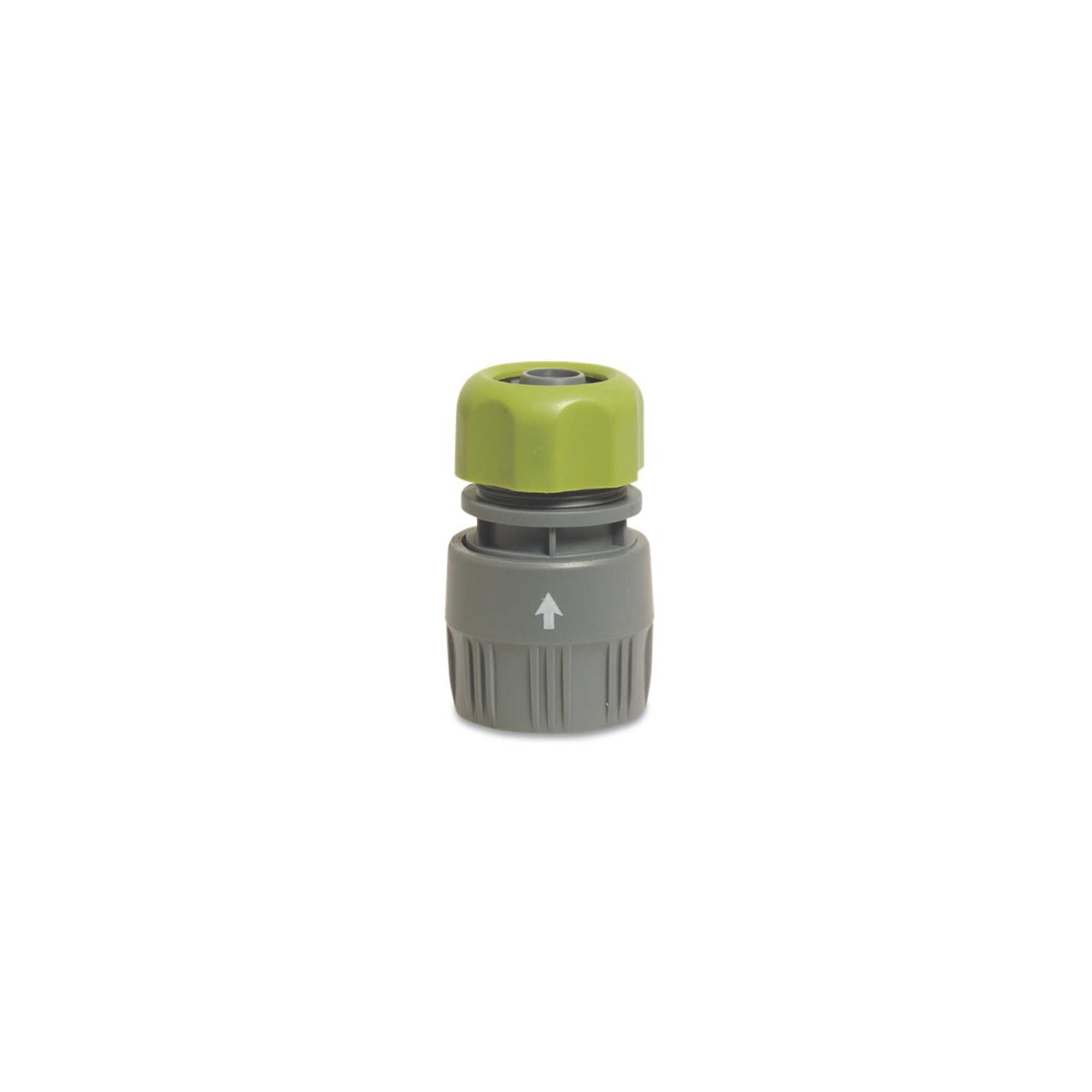 PVC Click Connector 12mm Comp x Female Grey/Green